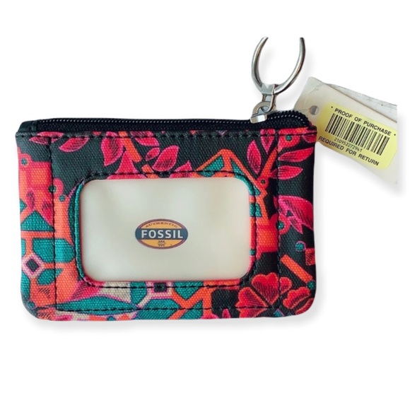 Fossil | Bags | Nwt Fossil Keyper Coin Keychain Bag Purse | Poshmark